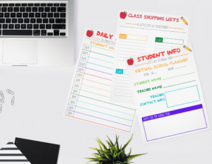 Ultimate Distance Learning Planner | Printable Organizer for Virtual ...
